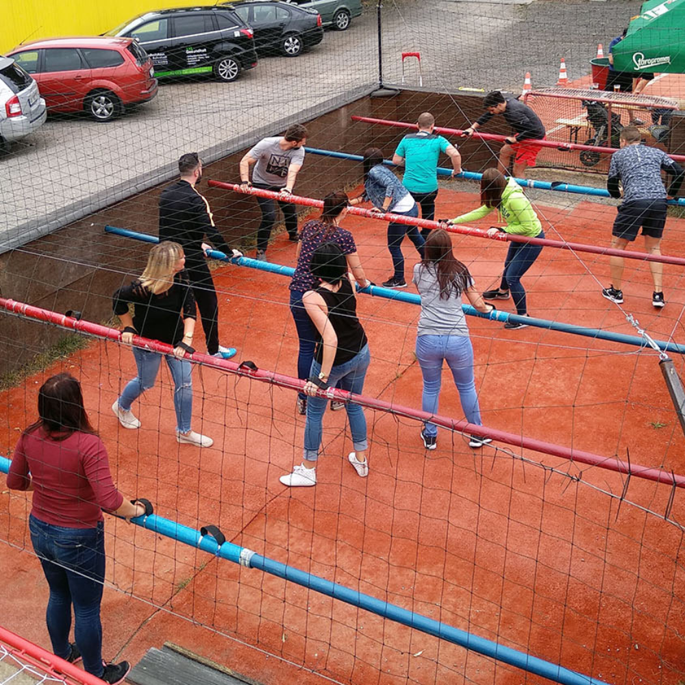 Human table football Praag - TsjechieXperience